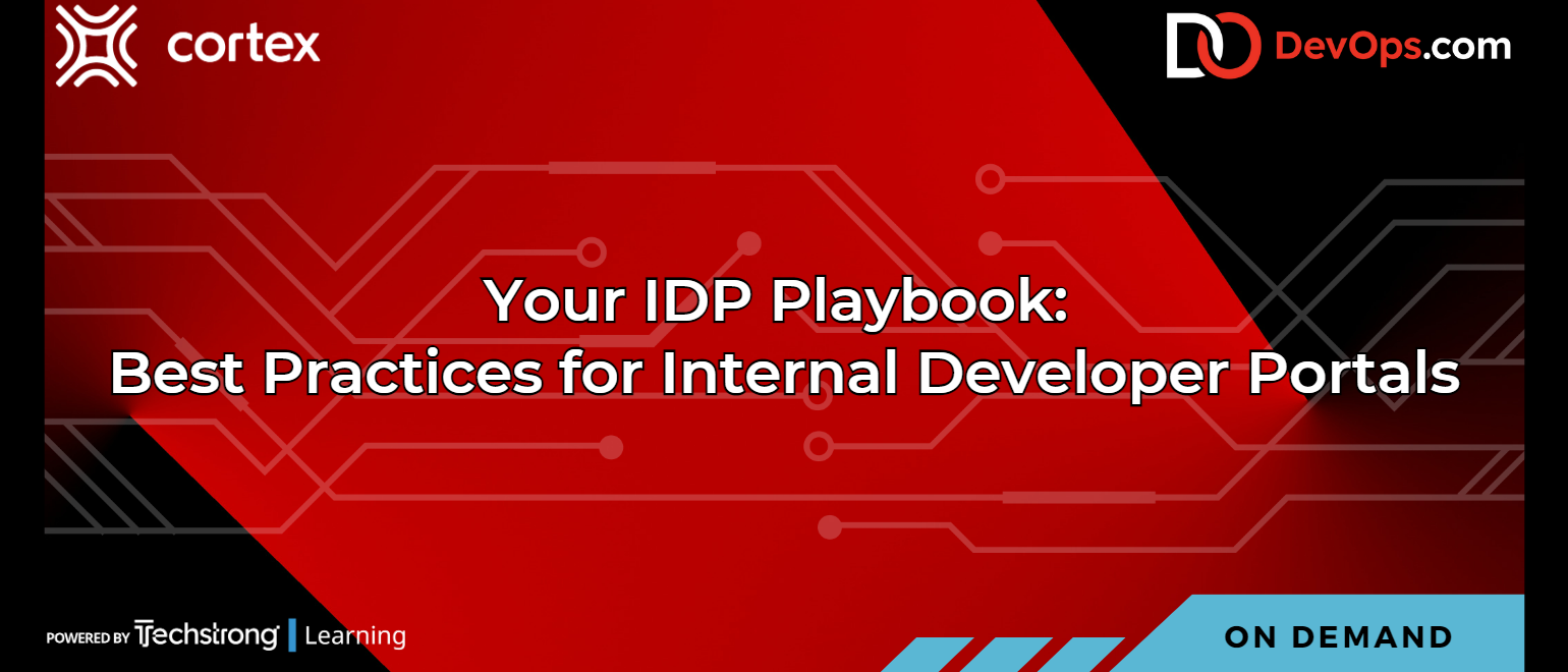 Your Idp Playbook Best Practices For Internal Developer Portals